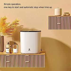 VTOSEN 4.5L 10min Mini Washing Machine - Electric Underwear Blue Light Laundry Washer - Portable Washing Machine for Apartments - US 100‑240V