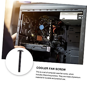 60 Pcs Water Cooling Row Screw Case Fan Screw Kit Self Tapping Screw Computer Fan Accessories Cooling Fan Mount Screws Fan Mounting Screws Computer Cooling Fan Screws