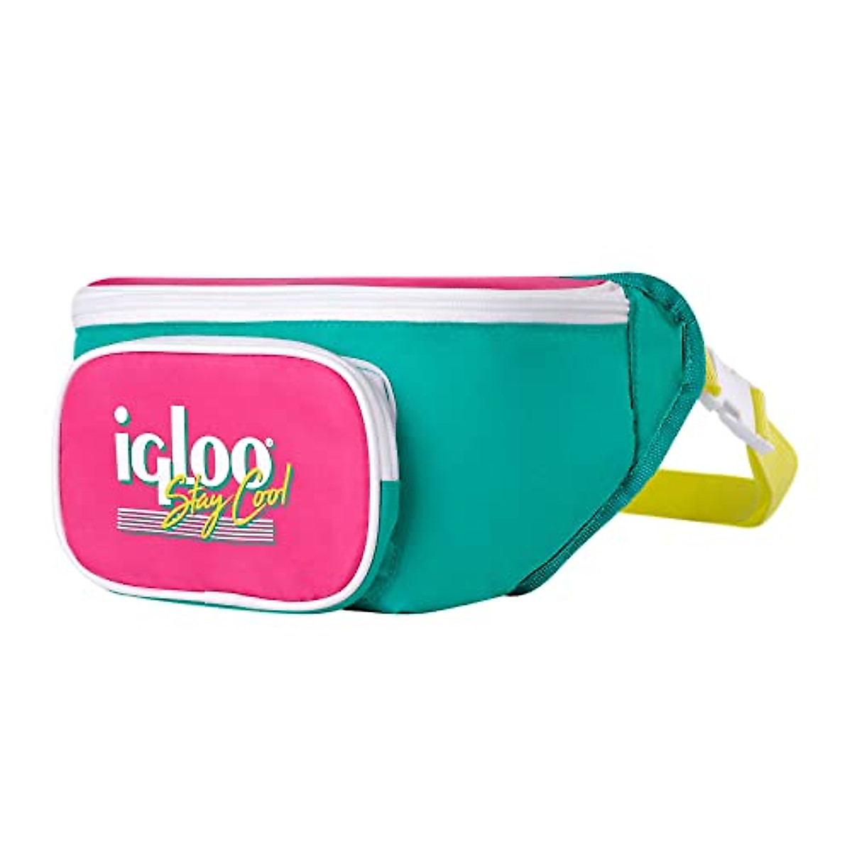Igloo Special Edition Retro 2 Gallon Barrel of Fun Insulated Jug, Jade & Fanny Pack, Jade
