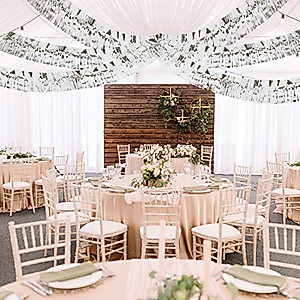 WILLBOND 4 Packs 10 Feet Fringe Garland Foil Fringe Garland Metallic Tinsel Foil Garland Wall Hanging Fringe Banner for Wedding Birthday Parties Holiday Decorations and More