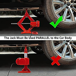 FEANISIFEI Electric Car Jack Kit 3 Ton 12V Electric Car Jack with Impact Wrench Electric Jack for Car SUV Car Emergency Repair Kit