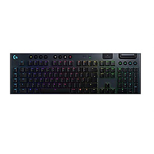 Logitech G915 Wireless Mechanical Gaming Keyboard -Tactile, Black (Renewed)