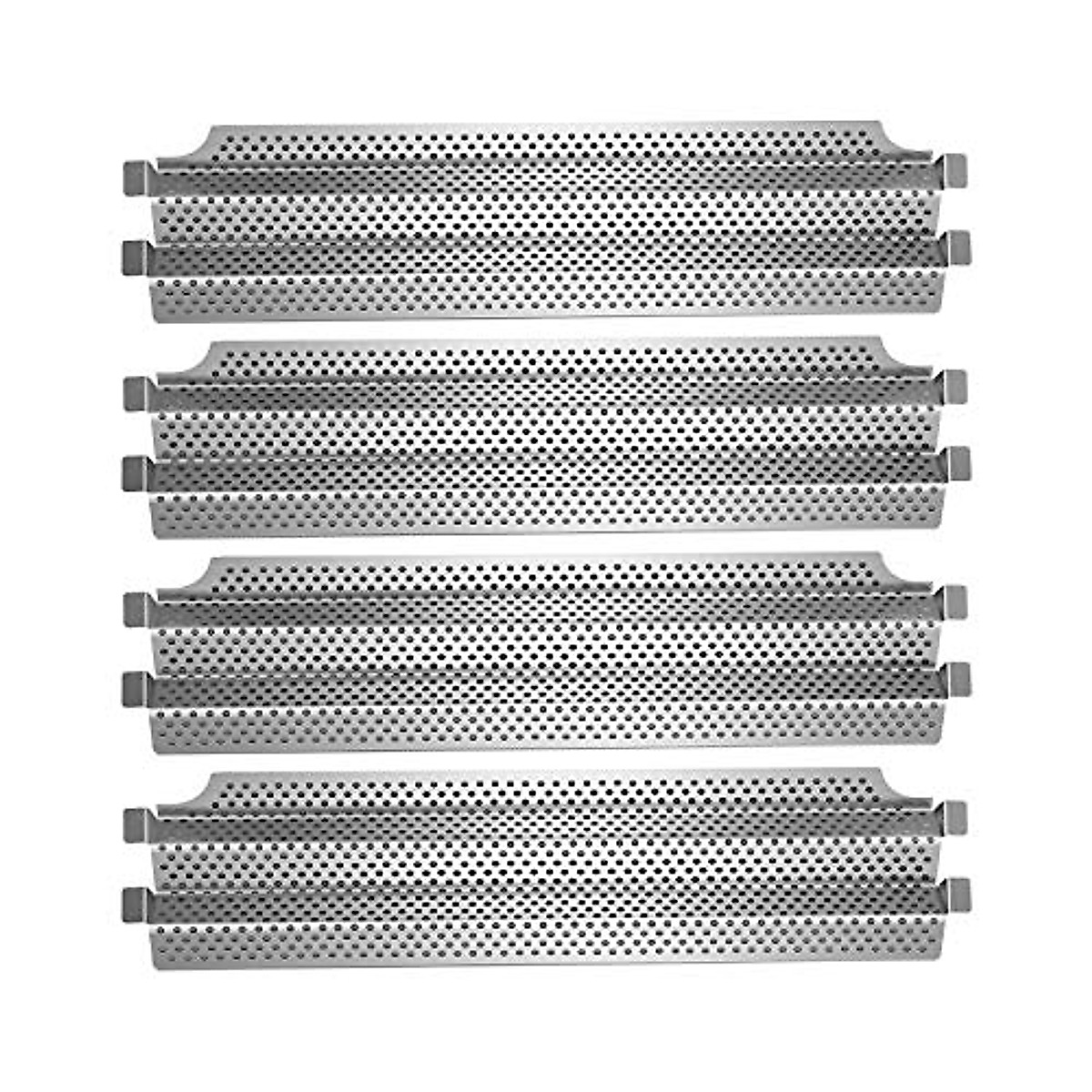 Boloda Grill Parts Replacement, 4pc Stainless Steel Heat Plate Shield for Model Viking VGBQ 30 in T Series, VGBQ 41 in T Series, VGBQ 53 in T Series, VGBQ30, VGBQ41, VGBQ53, Tamer Burner Cover