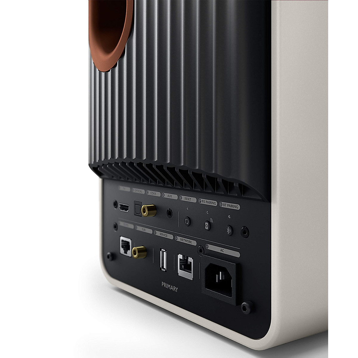 KEF LS50 Wireless II (Pair, Mineral White) & KC62 Subwoofer (White)