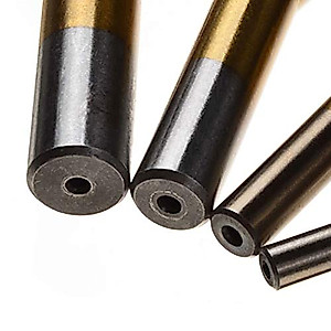 4pcs Countersink Chamfer Tool Deburring Tool Set Metal Wood Drill Bits for Wood, PVC board, Aluminum, Insulation board