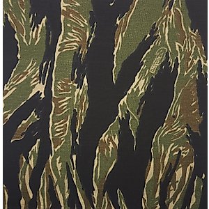 Dangerfield Arms TackGear Wrap 12"x12" Cordura Camouflage Adhesive Wrap 500 Denier Adhesive Back (Vietnam Tiger Stripe)