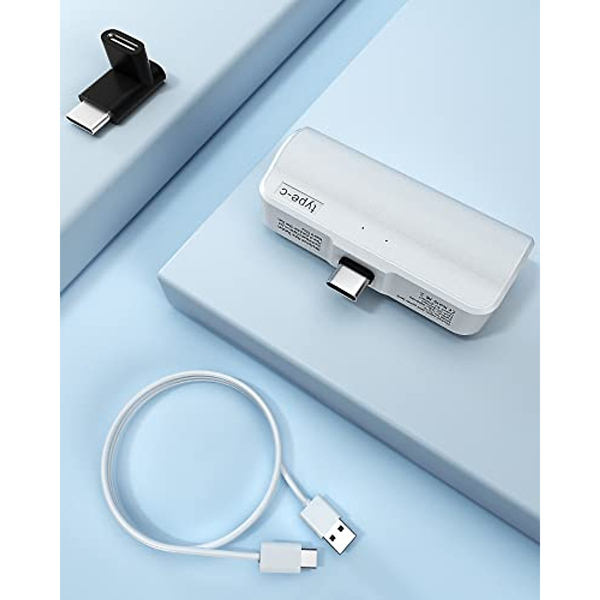 PINBOL Power Bank Battery Pack for Oculus Quest and Quest 2, Portable and Fast Charging Extended Battery, Lightweight Battery Pack for Extra Play Time, 3300mAh