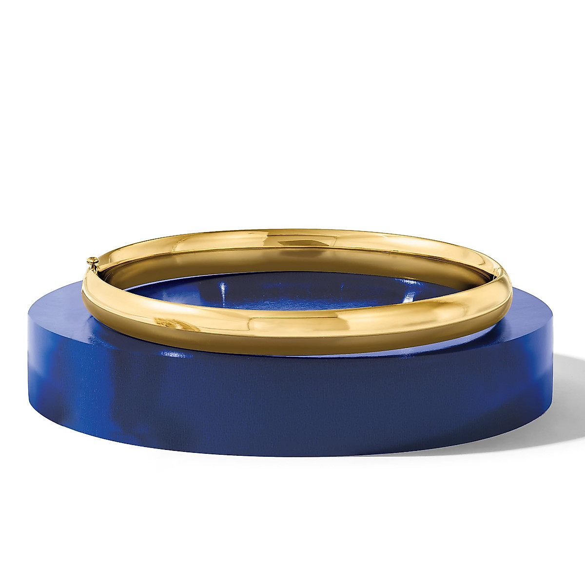 Ross-Simons 14kt Yellow Gold Polished Bangle Bracelet. 7 inches