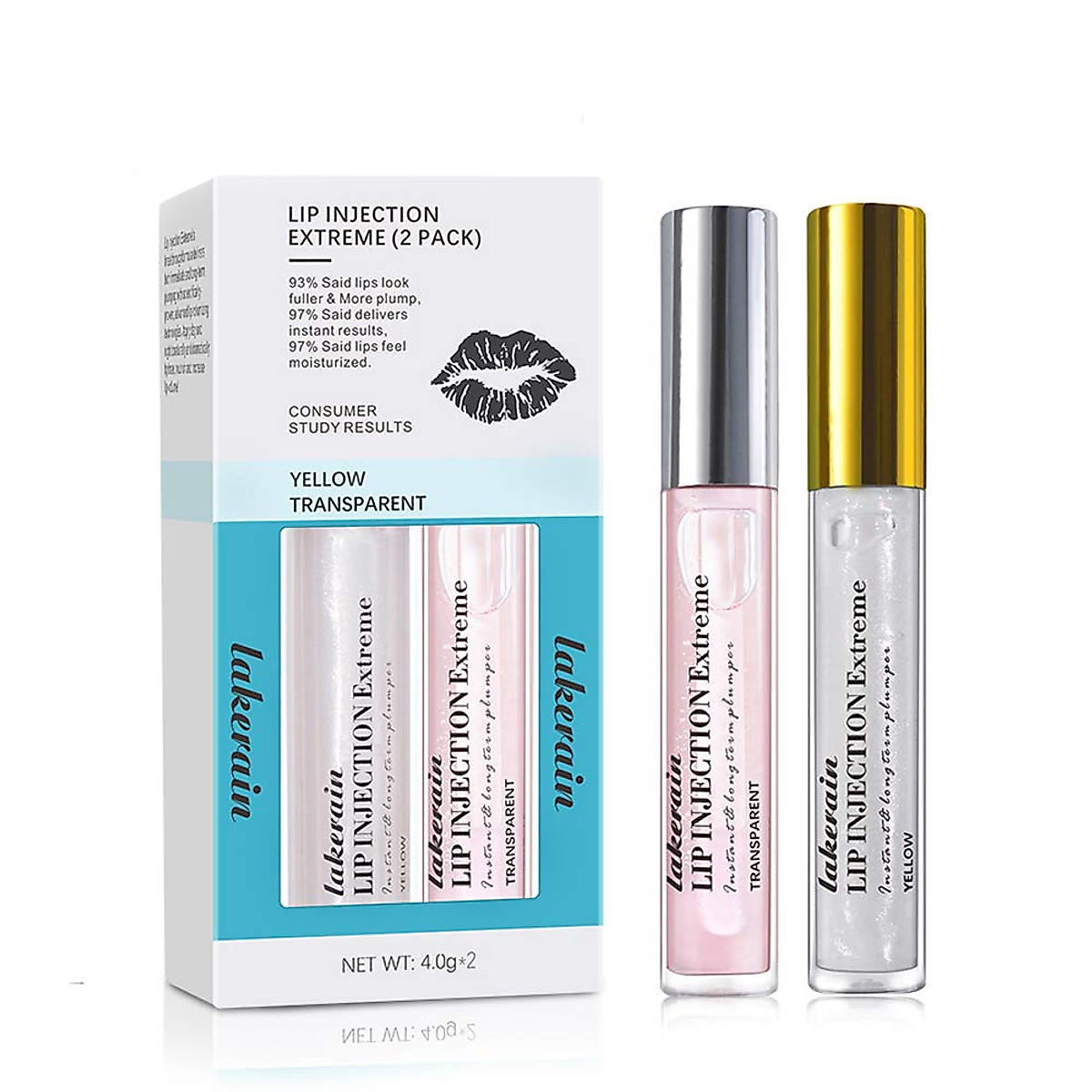 Natural Lip Plumper and Lip Care Serum,,Day and Night Lip Plumper ,Lip Injection Extreme Instantly Sexy Lips Plumping Lip Gloss,Lip Plumper That Really Works