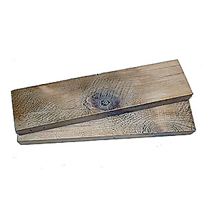 Modern Timber Craft Reclaimed Wood Wall Shelves | Rustic Wall Decor | Set of 2 (24" x 6") | Easy-to-Install Hardware Included (Oiled)