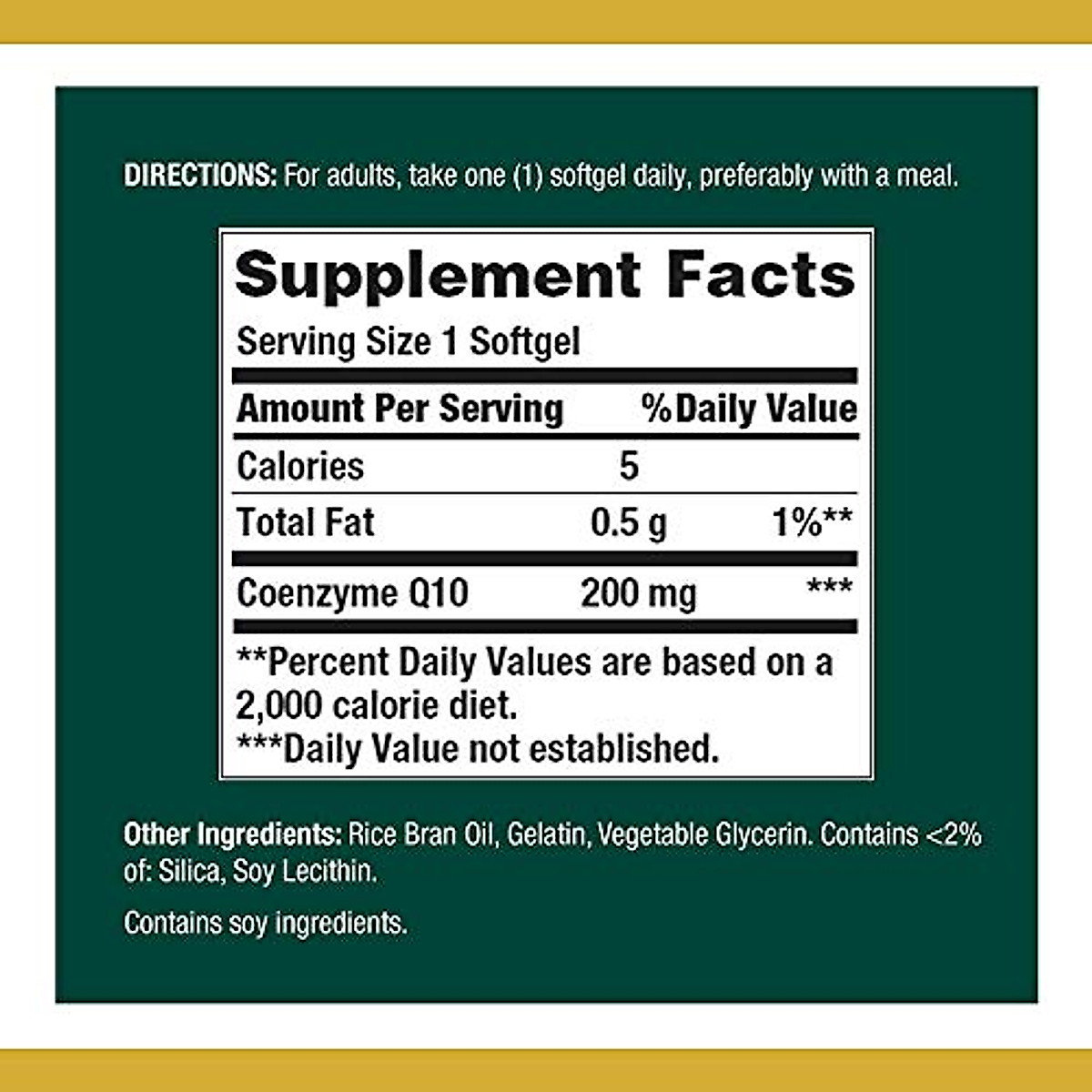 Nature's Bounty CoQ10 200mg 45 Softgels