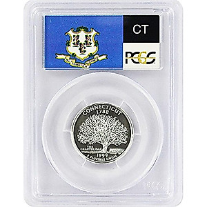 1999 Connecticut State S Silver Proof Quarter PR-69 PCGS
