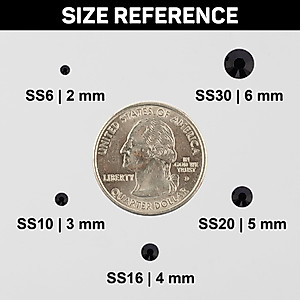 b7000 Glue with 7500Pcs Black Rhinestones for Crafts Clothes Clothing Fabric, Shiny Black Flatback Crystals for Shoes Shirt Cloth Bows,Flat Back Diamonds Set Bedazzle Gems kit Jewels 2-5mm 4 Sizes Mix