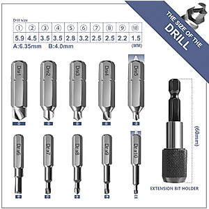 Gifts for Men and Women, Damaged Screw Extractor Kit and Stripped Screw Extractor Set with Magnetic Extension Bit Holder and Socket Adapter Easily and Quickly Remove Damaged, Broken or Stripped Screws