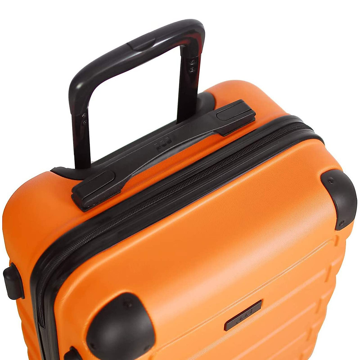 Hipack Hardside 3-Piece Spinner Luggage Set, Orange, One_Size