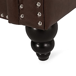 Christopher Knight Home Parkhurst Sofas, Dark Brown