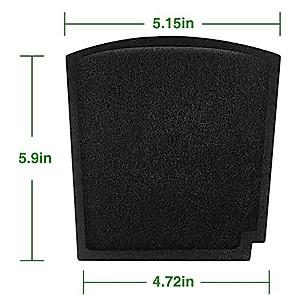 True Air Replacement Carbon Filters Compatible with Hamilton Beach Pet TrueAir Purifier Odor Eliminators Model 04384, 04386, 04532GM, 04530G, 04530GM & 04531GM,Compared to part #04234G (6-Pack)