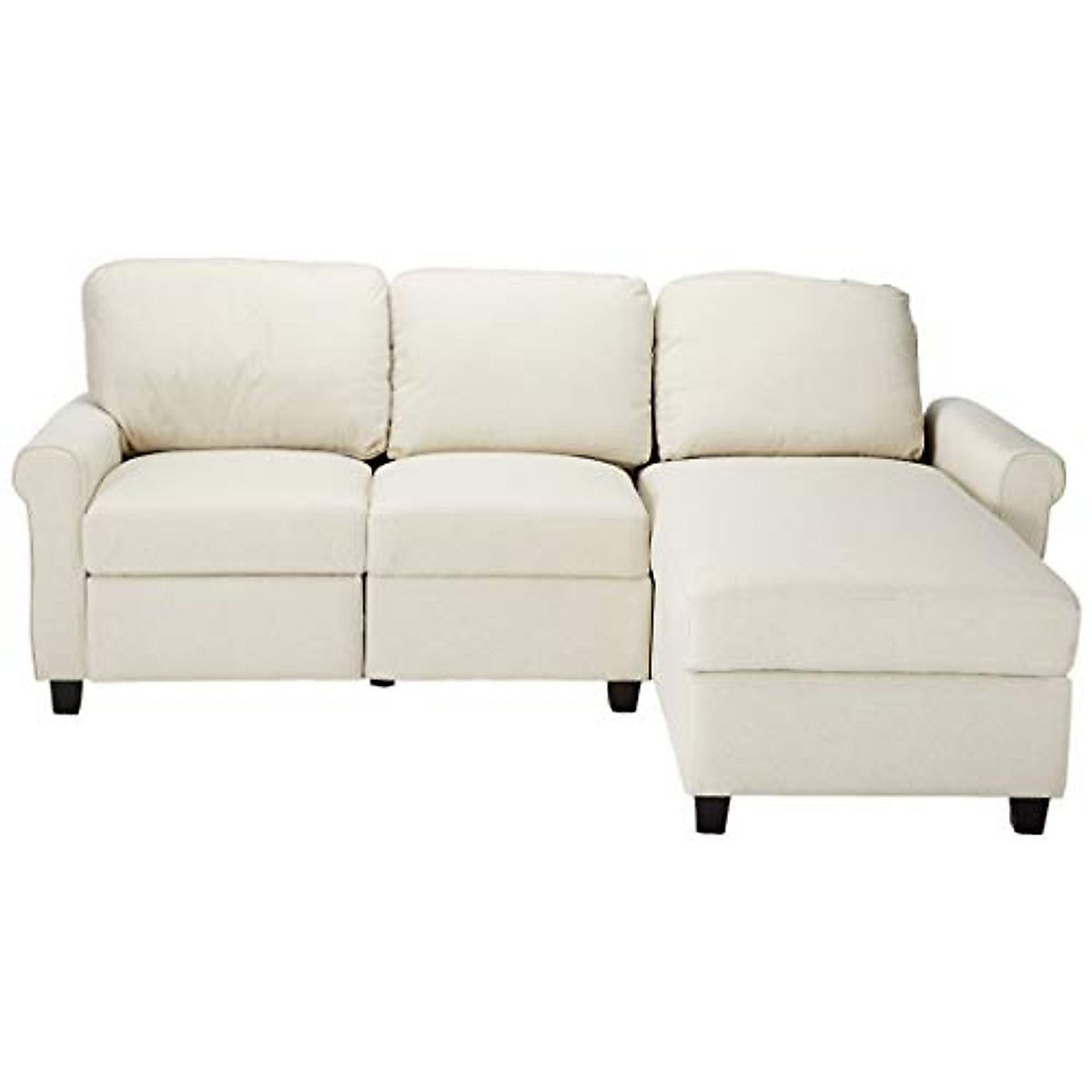 Serta Copenhagen Reclining Sectional with Right Storage Chaise - Beige