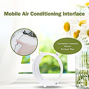 Portable Air Conditioner Exhaust Hose Coupler,Coupling,Window Adapter, 6.69inch KYR-35 Tube Connector Mobile Air Conditioning Accessories (6.69" Mobile Air Conditioning Coupler)