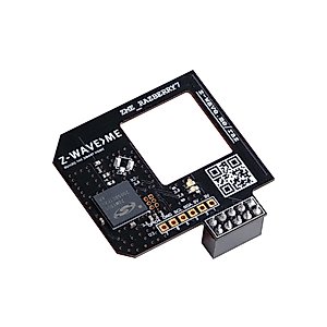 RaZberry 7 - Z-Wave Plug-On Module for Raspberry Pi, Great for DIY Smart Home. Compatible with Z-Way and Home Assistant