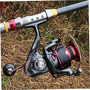 Toddmomy 1Pc Stainless Steel Fishing Wheel Fishing Equipment Fishing Reel Fishing Rod and Reel Saltwater reels baitcaster Reel Spool Bearings Spool baitcast Accessories to Rotate Full Metal