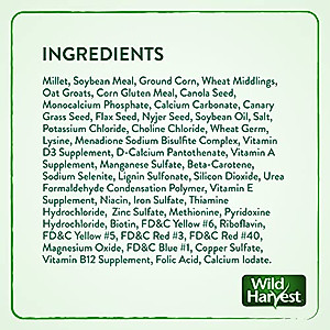 Wild Harvest Universal Blend for Small Birds, 10 lb Bag, Fortified Nutrition (P-99284)