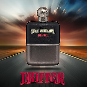 True Religion Drifter Men's Cologne - 3.4 fl oz eau de toilette - aromatic, herbal, marine - bergamot, apple, aquatics, lavender, juniper, sage, vetiver, musk, patchouli - Fashion for the senses