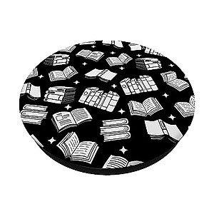 Bookworm Book Lover Reading Books Pattern PopSockets Standard PopGrip