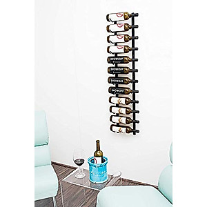 Easy Install Floating Wine Rack | Vertical Wall Mount Wine Rack | Commercial Wine Rack Wall-Mounted Wine Racks Mounted Wine Rack | Wine Rack for Wall | Wine Rack Wall Mounted | Wall Hanging Wine Rack