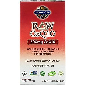 Garden of Life Raw Coq10, 60 CT