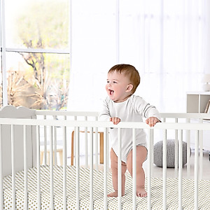 Sweet Jojo Designs Fitted Crib Sheet for Amelia Baby/Toddler Bedding - Gold and White Polka Dot