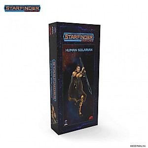 Archan StudioStarfinder Unpainted Miniatures: Human Solarian- 32mm Unpainted Plastic Miniatures - for Kids and Adults Ages 14+, Grey