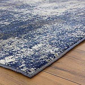 LUXE WEAVERS Tower Hill Abstract Blue 5x7 Area Rug