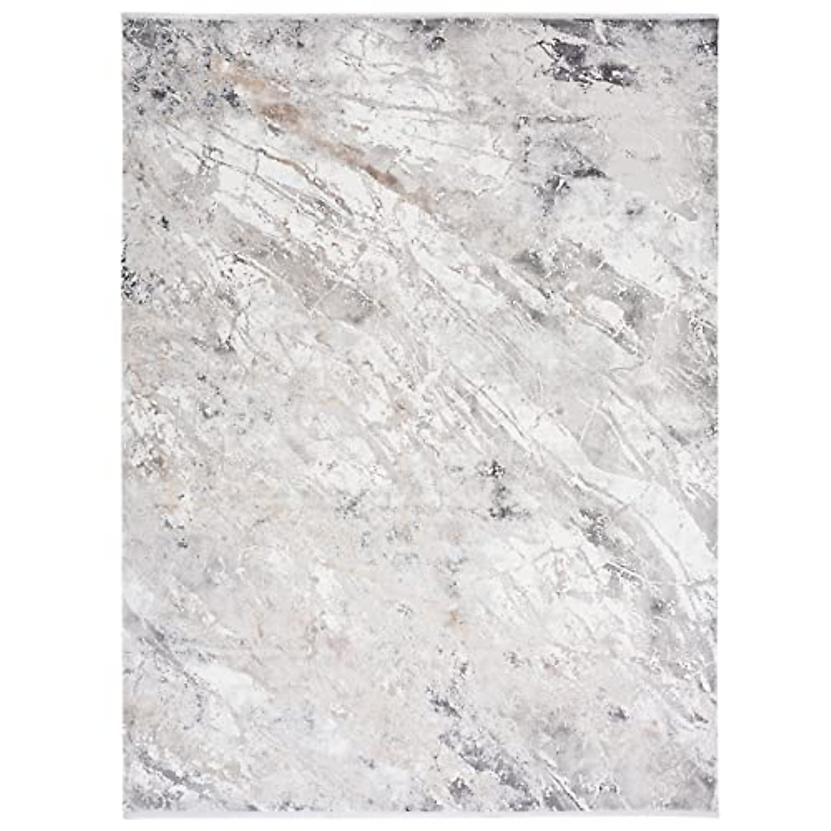 SAFAVIEH Signature Collection 10' x 14' Grey/Gold SIG495F Viscose Living Room Dining Bedroom Area Rug