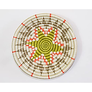 Hand Woven African Basket - Small, 8 Inches Sisal & Sweetgrass Basket - Woven Bowl - Handmade in Rwanda, SRB330