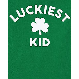 The Children's Place unisex-baby and Toddler Short Sleeve Top and Pants Pajama Set St. Patricks Day Baby & Toddler - PJ Set 3T