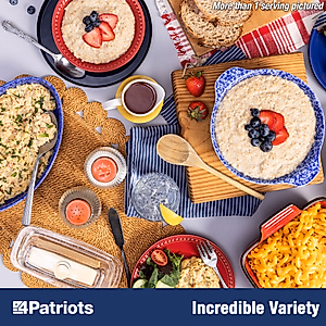 4Patriots 72-Hour Survival Food Kit: Disaster-Resistant Emergency Food With Incredible Variety Designed to Last 25 Years in Emergency Food Pouches, 20 Servings of Delicious Freeze-Dried Food, Emergency Rations For Your Disaster Food Supply