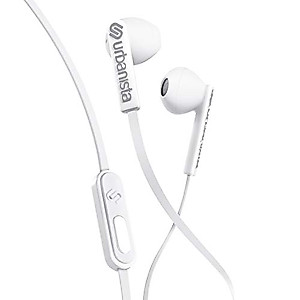 Urbanista San Francisco Earphones Dynamic Ear-Pods, Call-Handling with Microphone, 3.5mm Stereo Input - Fluffy Cloud