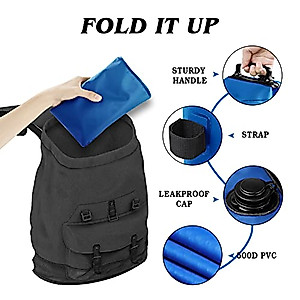 TOPNEW Canopy Water Weight Bag, Water Tent Weights Set of 4 Leg Weights for Pop Up Canopy, Canopies,Tent, Gazebo, Blue