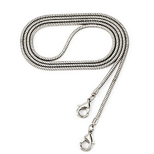 Small Square Copper Purse Shoulder Cross Body Handbag Bag Chains Strap Replacement(Silver, 47'')
