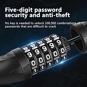 Bicycle Locks Heavy Duty Anti Theft Bike Lock Bike Lock Chain Combination,Bike Chain Lock Bicycle Locks,Bicycle Locks Heavy Duty Codes Cycle Chains,Cycling Moto Door Gate Fence