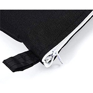 BBQ Grill Cover Waterproof Dustproof Oven Protection Cover for Round Gas Charcoal Electric Barbecue Outdoor Patio Garden Accessory with Storage Bag Black