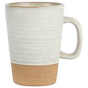 Gibson Elite 4 Pack Dreamweaver Terracotta Reactive 17 OZ Mug Set - Sand Cream