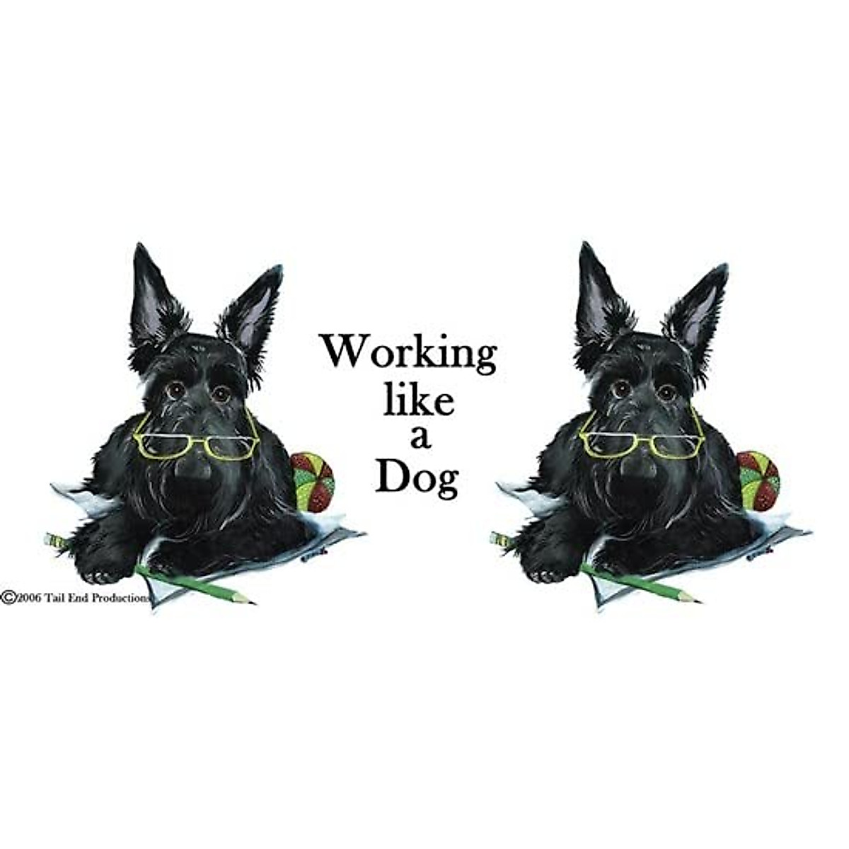 CafePress Working Scottie Mug Ceramic Coffee Mug, Tea Cup 11 oz