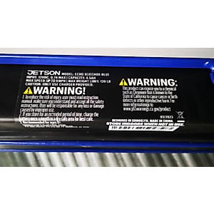 Jetson Echo X Kids Electric Scooter, Lava LED Light-Up Deck, Thumb Throttle, 80-Watt Motor, Up To 9 MPH, Run Time Up To 40 Minutes, Ages 8+, Blue, JECHOX-BLU