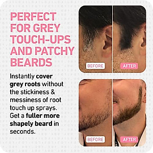 BOLDIFY Hairline Powder Instantly Conceals Hair Loss, Root Touch Up Hair Powder, Hair Toppers for Women & Men, Hair Fibers for Thinning Hair, Root Cover Up, Stain-Proof 48 Hour Formula (Grey)