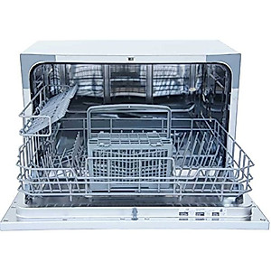 SPT SD-2224DS Countertop Dishwasher with Delay Start & LED, Silver
