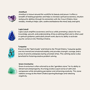 Azenway Charged Healing Crystal Bracelet - Natural 4mm Gemstones with 14k Gold Filled Bead, Stretch Cord - Semi-Precious Jewelry for Women & Men (7 Chakra Black Onyx, Medium)