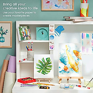 ARTEZA Watercolor Paint, Set of 60 Colors/Tubes (12 ml/0.4 US fl oz) W/ Storage Box, Rich Pigments, Vibrant, Non Toxic , for The Artist, Hobby Painters, Ideal for Watercolor Techniques