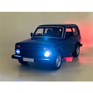 Scale Vehicles Model Alloy Car Diecasts & Toy Vehicles Metal Toy Car Model Simulation Collection Toys for Children 1/32 for Lada for NIVA (Color : Red)